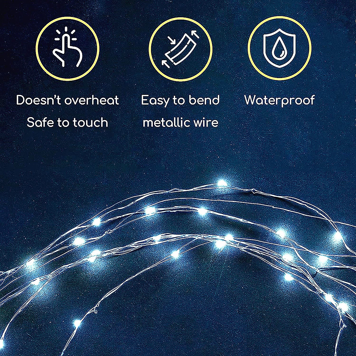 10 PACKS LED Bobo Balloons, Clear Light Up Balloons,Helium Glow Bubble Balloons with String Lights for Party Birthday Wedding Quinceanera Decorations (Cold White)