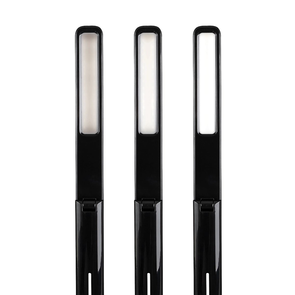 OttLite Slimline LED Desk Lamp – Touch Activated Controls, 3 Brightness Settings, ClearSun LED, Modern Design for Work, Office, or Dorm