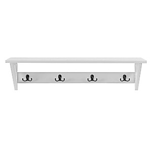 Alaterre Furniture Coventry 36" W Coat Hook with Shelf