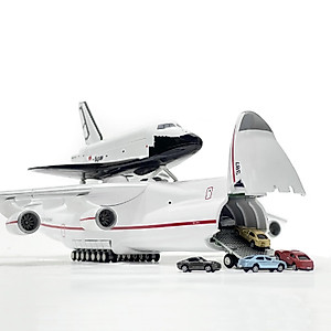 Mahfisj 1:200 Scale AN225 Model Airplane，Openable Cabin, 17-inch Length, Resin Aircraft Model Toy for Gifts and Collections (an225-2)