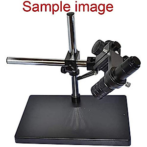 HAYEAR 41MP HD 1080P HDMI TV USB C-Mount Industry Microscope Camera Set 300X Lens 56LED Light Lamp Big Boom Stand Support UP Down Forward Adjust with Soldering Mat