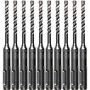 Makita B-61173 3/16" x 4" SDS-Plus Bit, 3-Cutter, 10/Pk