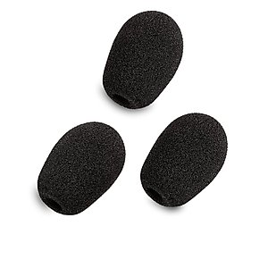 LEFXMOPHY Blackshark Pop Filter Replacement for Razer BlackShark V2 / V2 Pro / V2 X/Kaira Pro Gaming Headset Microphone Windscreen Mic Foam Cover, 3-Pack