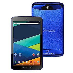 Prestige ELITE 8Qi - 8-inch IPS INTEL AtomX3 QuadCore 16GB Android 5.1 Lollipop Tablet with Keyboard Case included - Blue/Turquoise