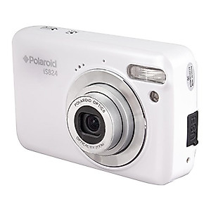 Polaroid iS824 Digital Camera (White) 16 MP 8X Optical Zoom