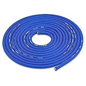 Belva BAK44BL 4 Gauge Premium (CCA) Copper Clad Aluminum Complete 4-Channel Amplifier Wiring Kit with RCA for Amplifiers up to 1200 Watts - Blue