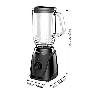 Taurus|Menina Glass| Blender with 2 speed control |Glass jar 32 oz | Modern design| Compact Size | 300 w| Easy Fit System |Easy to clean |Make it in Minutes