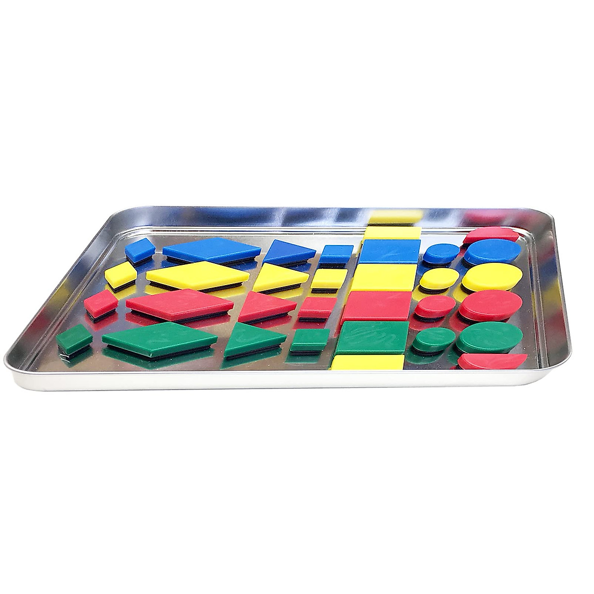 MIGHTY MIND MightyMind Magnetic Tile Sorting Tray with Design Tiles and Magnets (44425)