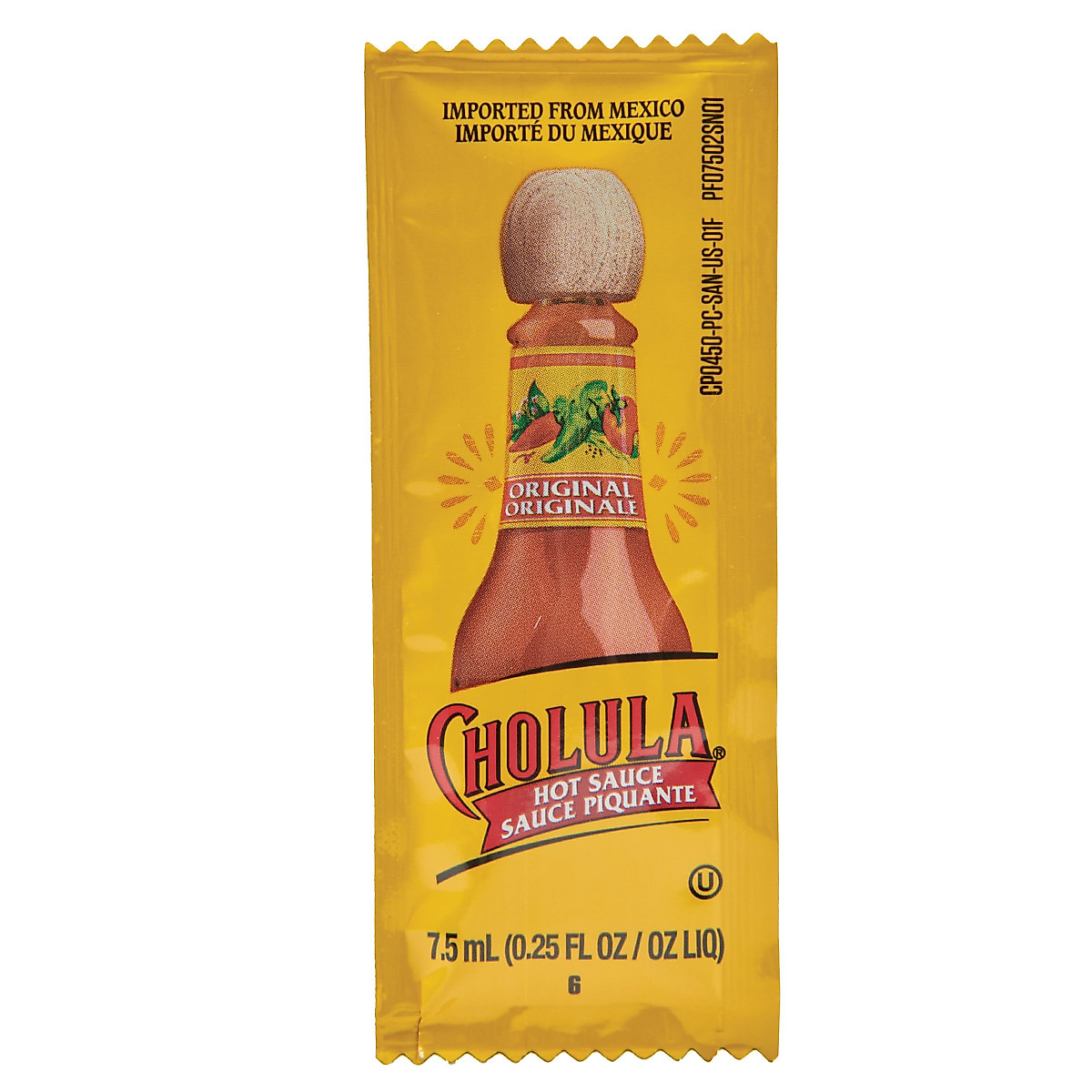 Cholula Original Hot Sauce Packets, 200 count - One 200 Count Individual Hot Sauce Packets with Mexican Peppers and Signature Spice Blend, Perfect Single-Serve Size for Delivery and Takeout