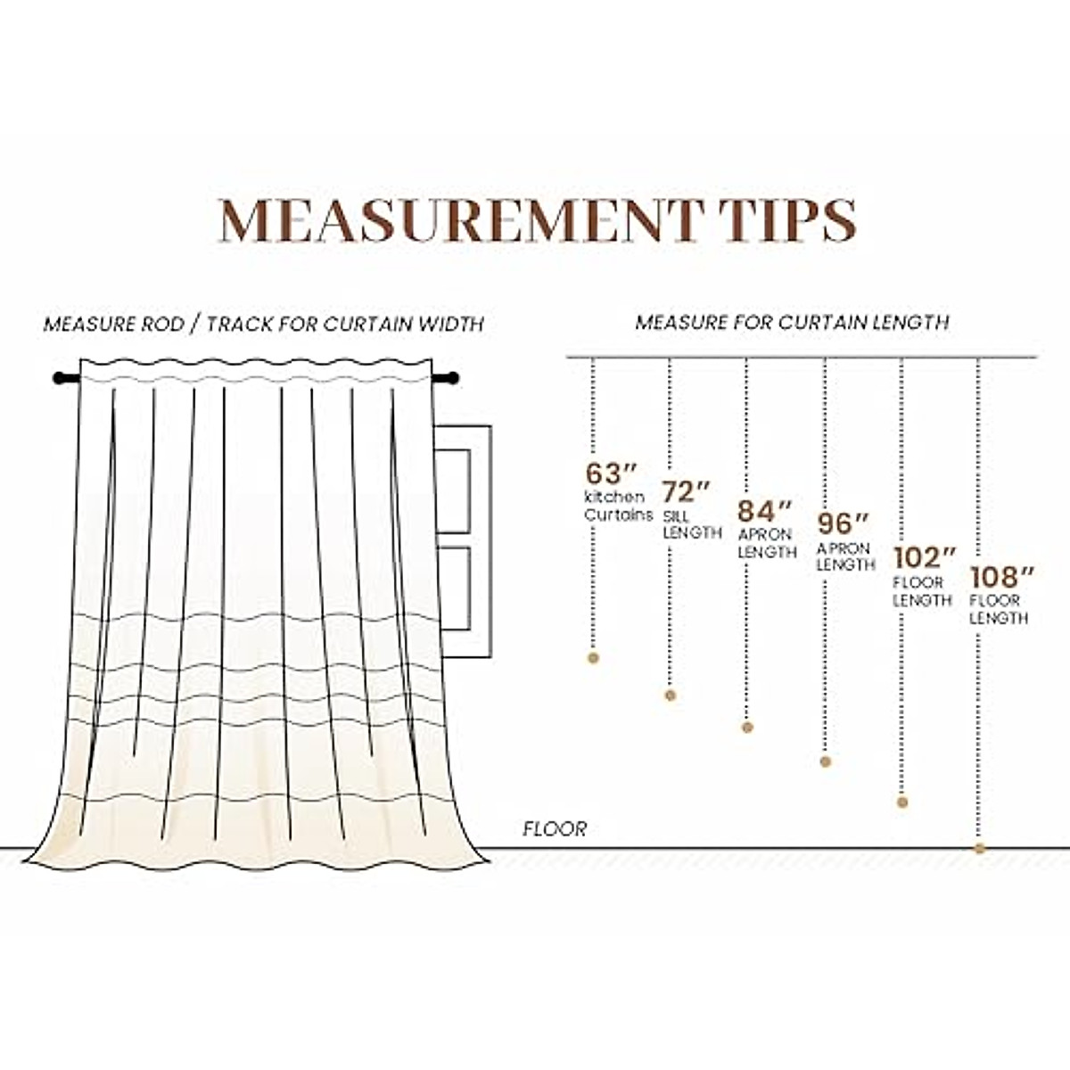 Dreaming Casa Solid White Sheer Curtains for Bedroom Rod Pocket Curtains, 4 Panels 52" W x 96" L