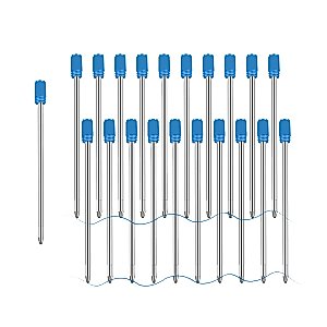 Ink Refills For Swarovski Crystal Elements Filled Ballpoint Pen (BLUE-20PCS) (blue)