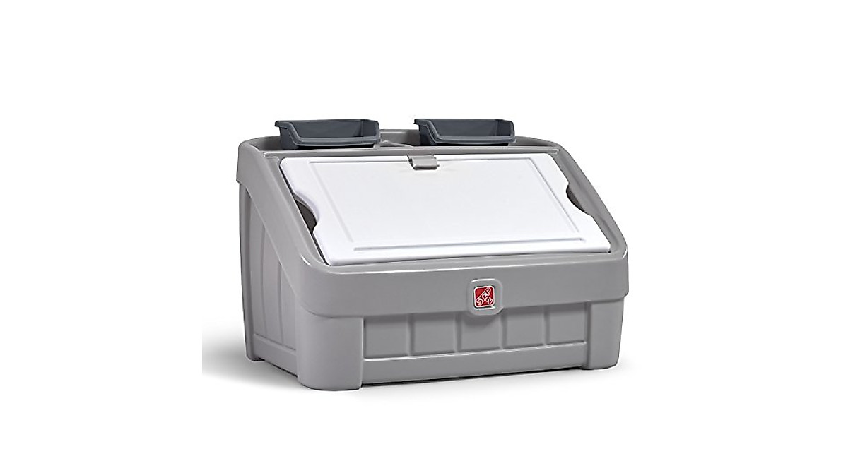 Step2 2-in-1 Toy Box: Fun Storage & Art Space