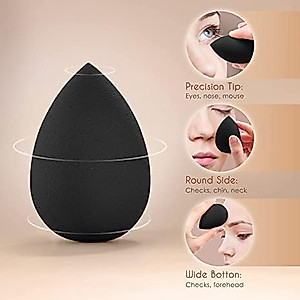 Premium Beauty Sponge Makeup Blender for Powder, Concealer and Foundation Applicator - Make Up Sponge for Cosmetic Blending Powder Puff - 1 piece