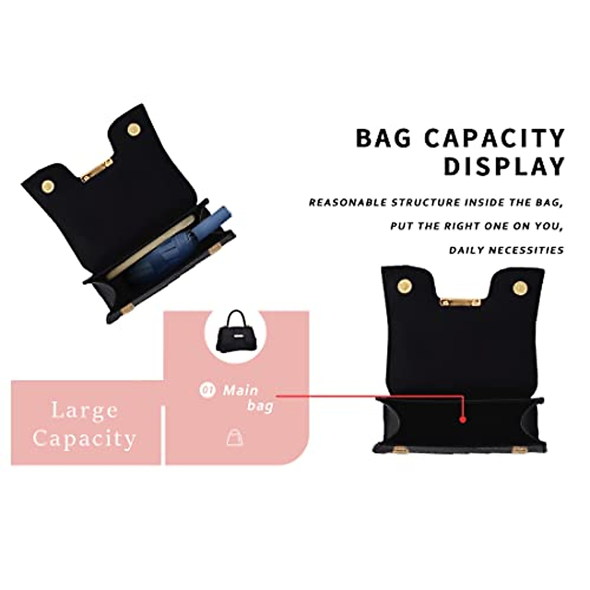 SHUIANGRAN Fashion Cross-body bags for women Womens Purses PurseCrocodile Ladies BagSingle-shoulder Crossbody Handbag White