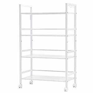 6895 - 4 Tiers Multi-functiona Shelf Shelves Rolling Wheel Storage Utility Cart – MN29