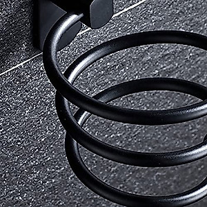 Yuehuam Hair Dryer Holder Wall Mounted, Hair Dryer Rack & Hair Styling Care Tool Organizer, Bathroom Storage Organizer for Blow Dryer, Styling Tools, Curling Iron, Combs, Hair Straightener