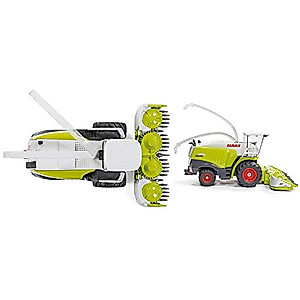 SIKU 1993, Claas Forage Harvester, 1:50, Metal/Plastic, Green, Folding and Removable Harvester
