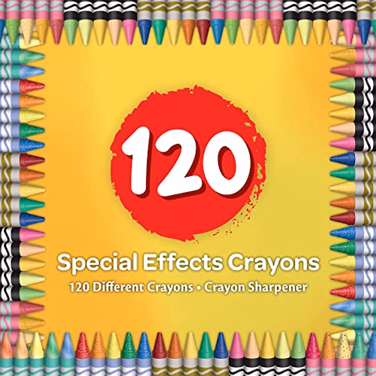 Crayola 120 Crayons in Specialty Colors, Coloring Set, Gift for Kids, Ages 4, 5, 6, 7 (52-3452)