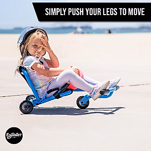 EzyRoller Mini Ride On Toy for Kids Age 2-5 Years, Up to 45 lbs - Black