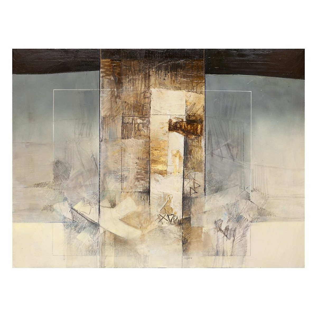 Global Gallery "Censini Nebbie D'Aprile Unframed Giclee on Paper Print, 18" x 24"