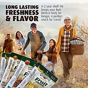 Brothers-ALL-Natural Fruit Crisps, Variety Pack, 4.44 Ounce Bag, 12 Count (Pack of 2)