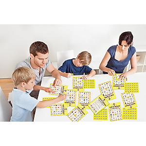 FLYAB Bible Bingo Game for Kids Adults 26 Players Christian Bible Bingo Cards Religious Bible Activities Games for Vacation Bible School Sunday Church Family Open Day Holiday Party Supplies