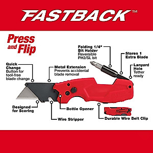 48-22-1505 Compatible with Milwaukee Fastback™ 6 in 1 Folding Utility Knife