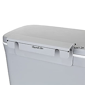 2.4 Gallon Hanging Trash Can with Lid Kitchen Compost Bin Trash Can for Counter Top or Under Sink, Hanging Small Trash Can with Lid for Cupboard / Bathroom / Office, Mountable Indoor Compost Bucket