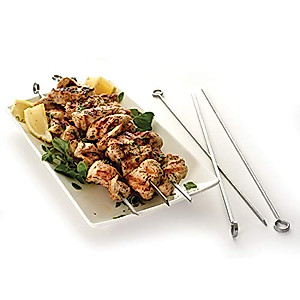Norpro Stainless Steel 12-Inch Skewers, Set of 6