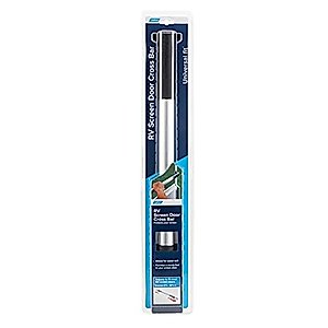 Camco 42183 Screen Door Cross Bar Handle | Allows for Easier Exit and Protectionof RV Screen Doors with Sturdy and Secure Grip