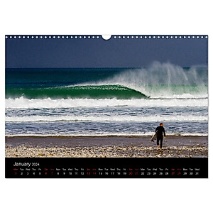 Cornish Surf and Storms (Wall Calendar 2024 DIN A3 Landscape), CALVENDO 12 Month Wall Calendar