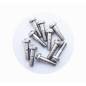 NC HAISDA Pocket blade knife handle screws for Microtech,EDC folding knives hilt grips fasteners,shaft pivot pin rivets,Pack 10 (Long)