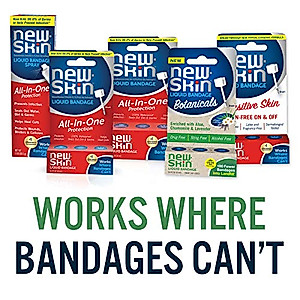 NEW-SKIN Botanicals Liquid Bandage for Minor Cuts and Scrapes, 0.3 Ounce