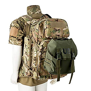 MT Multipurpose Military Alice Butt Pack, Molle Webbing Sling Bag for Daily Commuter Backpack Olive Drab