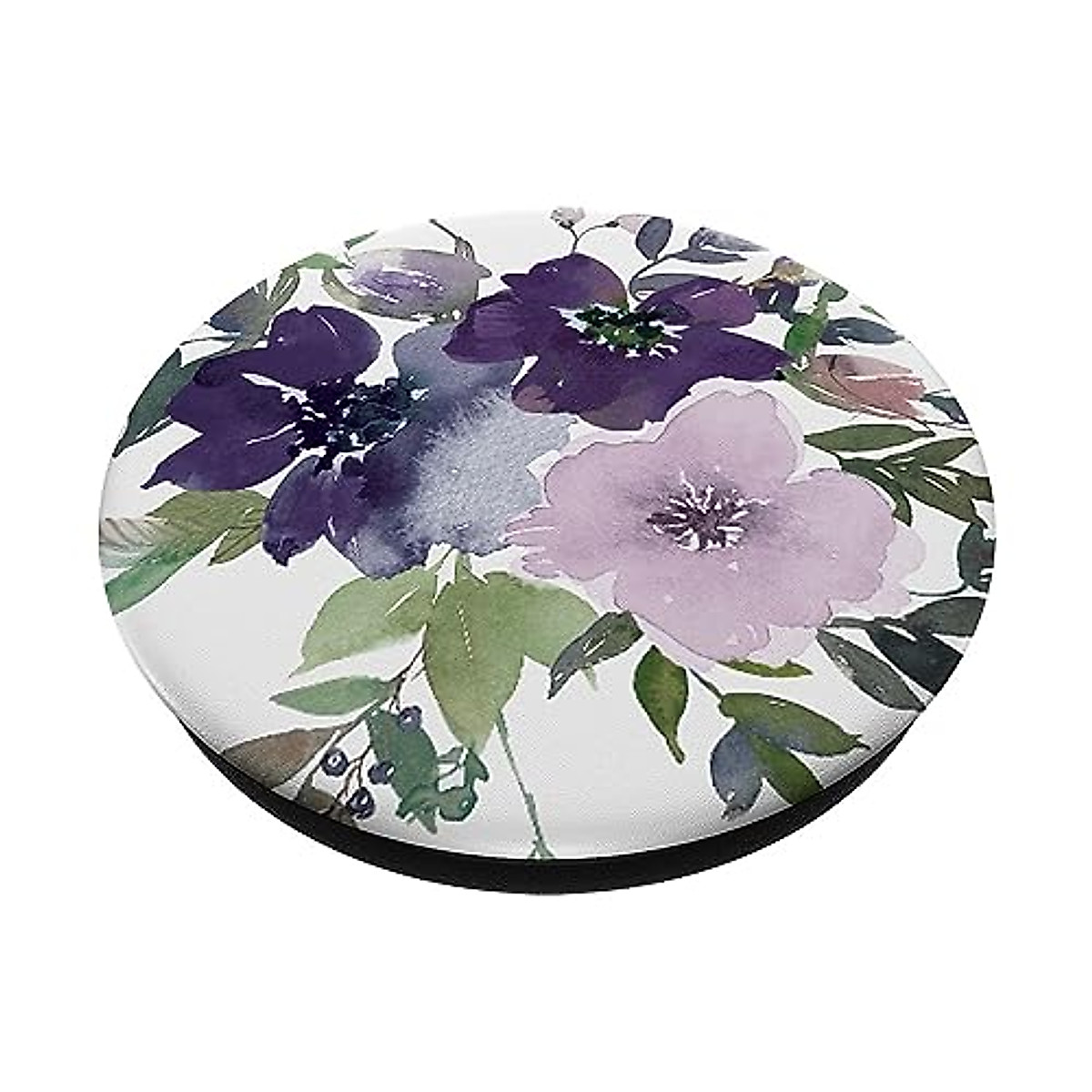 Floral Flower Purple Lavender Flowers Flowery PopSockets Standard PopGrip