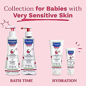 Mustela Baby Soothing Moisturizing Cream - Face Moisturizer for Very Sensitive Skin - with Natural Avocado & Schizandra Berry - Fragrance-Free - 1.35 fl. oz.