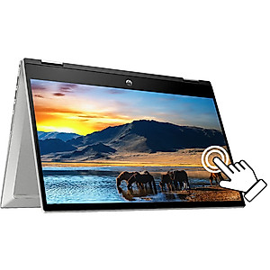 HP Pavilion x360 Convertible 14'' Touchscreen 2 in 1 Laptop, Intel Core i5-1135G7 (Beat i7-1065G7) Processor, 32GB RAM, 512GB PCle SSD, Intel Iris Xe Graphics, Windows 11 W/GM Accessories, Silver