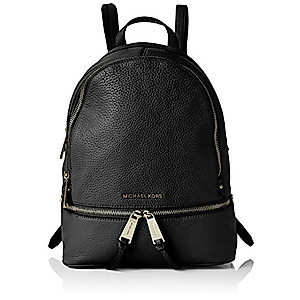 Michael Kors Women's Rhea Zip Bag, Black (Black), 25.4 X 29.8 X 11.4 cm