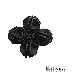 UNICOO - Plastic Cube Organizer Connectors Black Set of 8