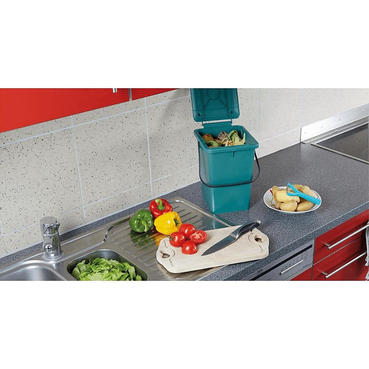 Graf Compost Bin 8 Litre Green