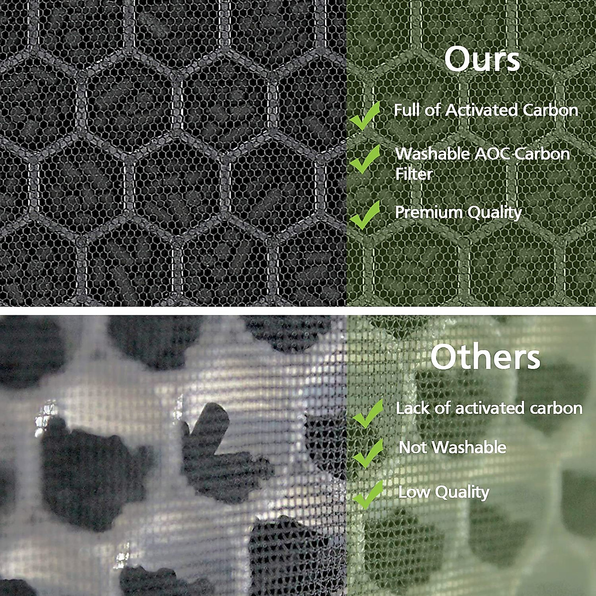 116130 HEPA Replacement Filter H 116130 for Winix 5500-2 Plasmawave Air Purifier and Models AM80 - HEPA Filter and Activated Carbon Filter Combo Pack