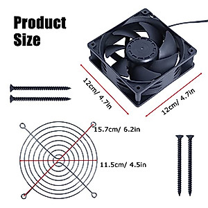9904190040 Digital Fan Kit Compatible with Masterbuilt MB20040220 MB20041220 Charcoal Grill, Gravity Series 560 800 1050 Digital Charcoal Grill and Smoker Accessories