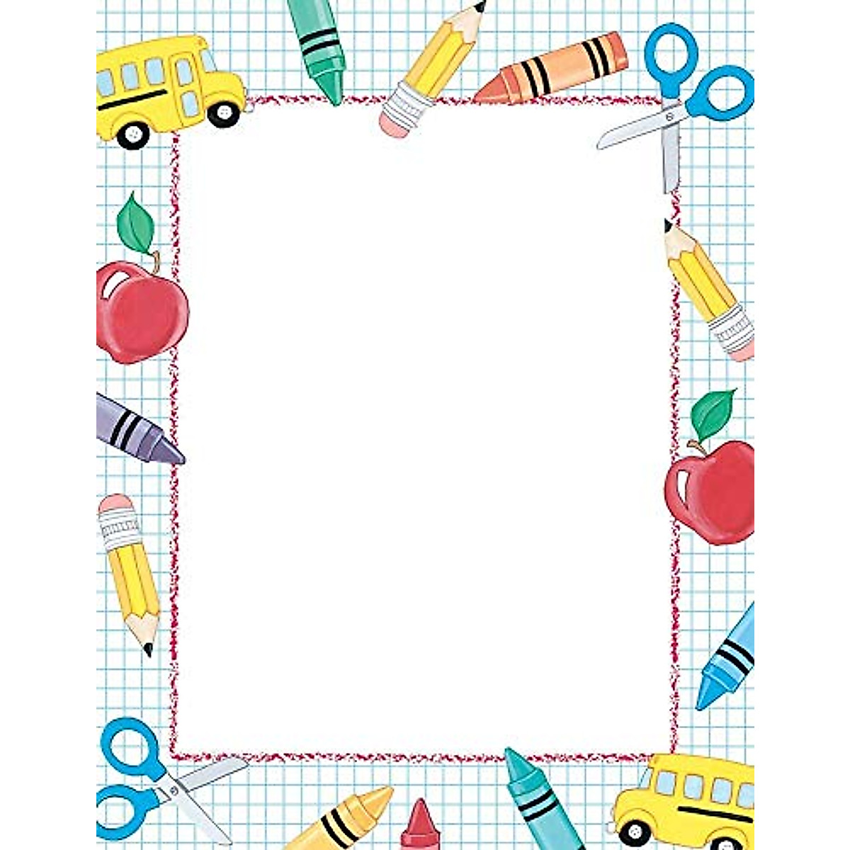 Great Papers! School Stuff Letterhead, 80 Count, 8.5"x11" (2013195)