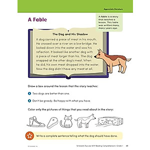 Scholastic Success with Reading Comprehension Grade 1 Workbook (Scholastic, Grade 1)