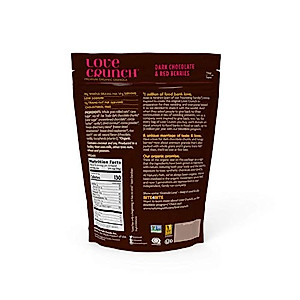 Love Crunch Nature's Path Organic Love Crunch Premium Granola, Dark Chocolate & Red Berries, 11.5 Ounce (Pack of 6)
