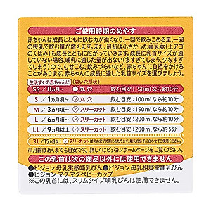 Pigeon Breast Milk Feeling Nipple Newborn SS Size 1 Piece