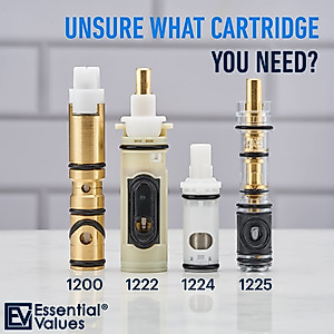 1222 Replacement Cartridge – Aftermarket Replacement Compatible with One-Handle Posi-Temp Faucets & Moen Tub Shower | Durable Brass & Plastic