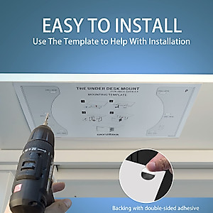 Monzlteck Under Desk Mount for Xbox Series X,Stealth Mount for XSX