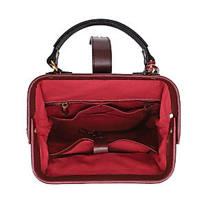OLD TREND Genuine Leather Pamela Backpack (Burgundy Ombre)