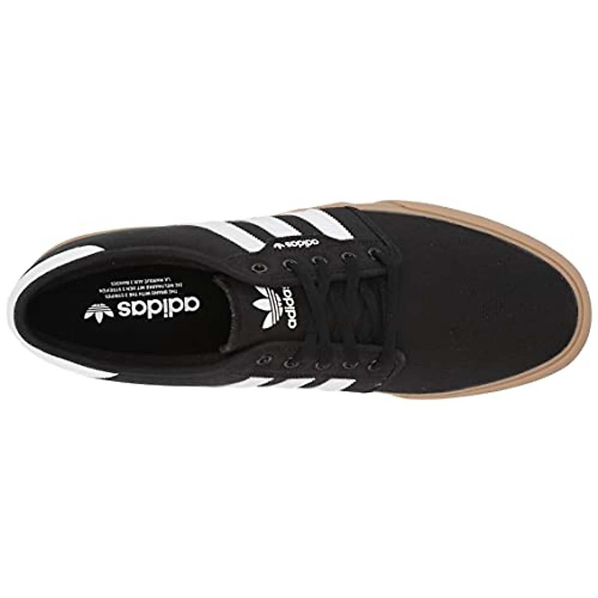 adidas Originals Men's Seeley XT Sneaker, Black/White/Gum, 9.5